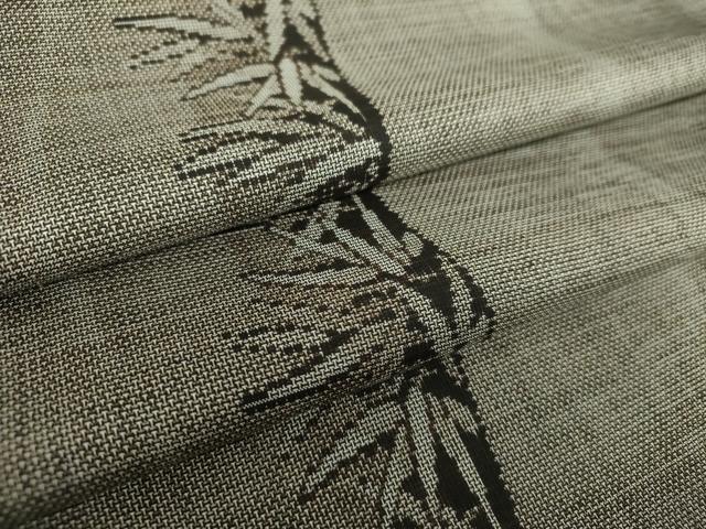 平和屋着物●本場大島紬　9マルキ　草葉間道　正絹　逸品　DAAZ0511ps