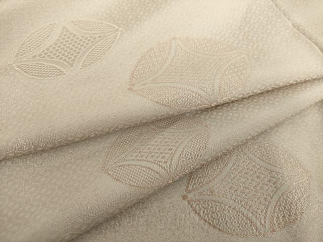 平和屋着物●上質な小紋　七宝地紋　正絹　逸品　未使用　DAAZ0565ps