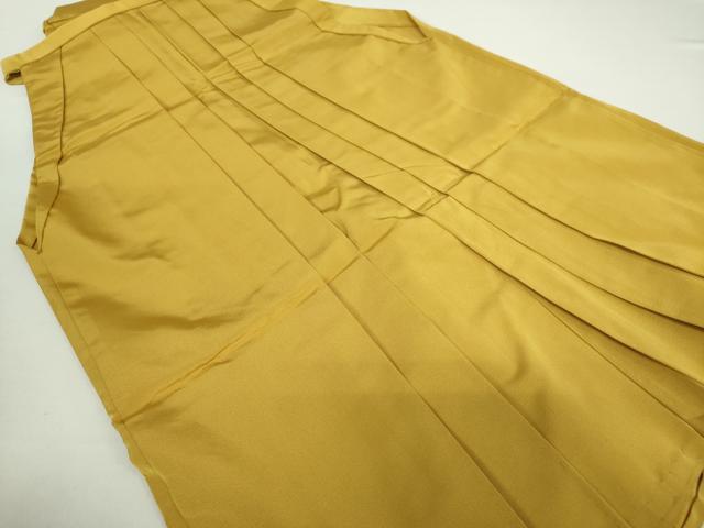 平和屋着物●男性　馬乗袴　色無地　芥子色　DAAZ0593ps