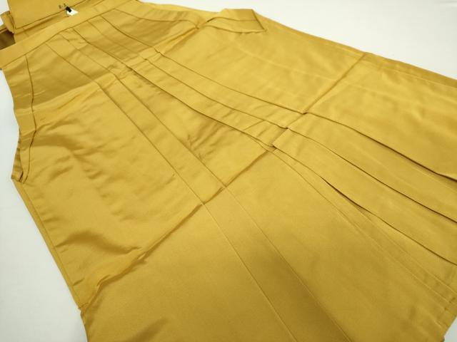 平和屋着物●男性　馬乗袴　色無地　芥子色　DAAZ0595ps