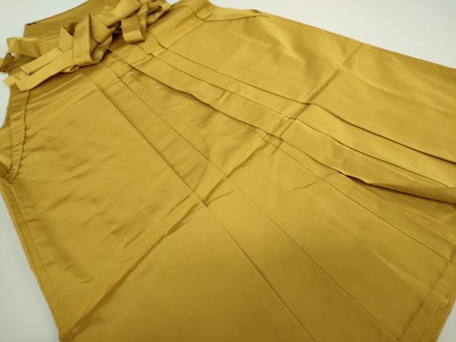 平和屋着物●男性　馬乗袴　色無地　芥子色　DAAZ0597ps