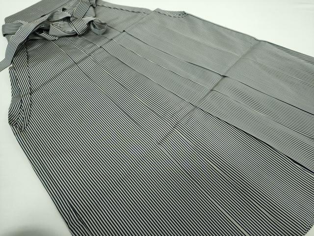 平和屋着物●男性　馬乗袴　縞　正絹　逸品　DAAZ0603ps