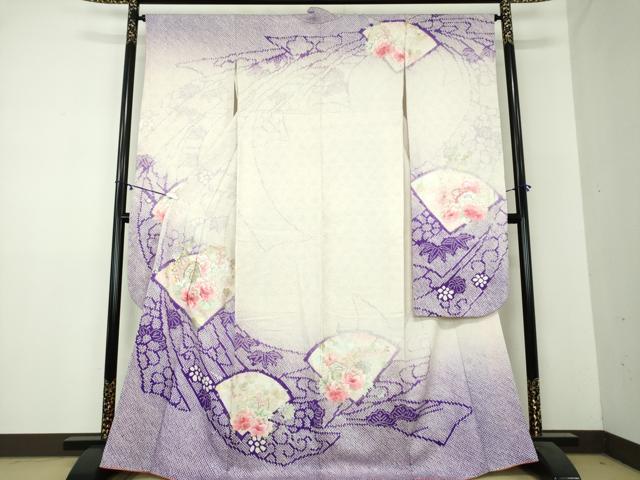 平和屋着物●豪華振袖　駒刺繍　絞り　鼓花文　金銀彩　やまと誂製　正絹　逸品　DAAZ0636ps