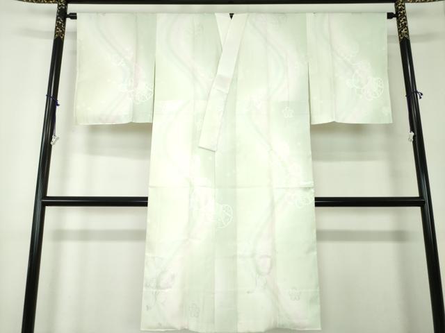 平和屋着物●上質な長襦袢　袷　鼓花地紋　暈し染め　正絹　逸品　未使用　DAAZ0705ps