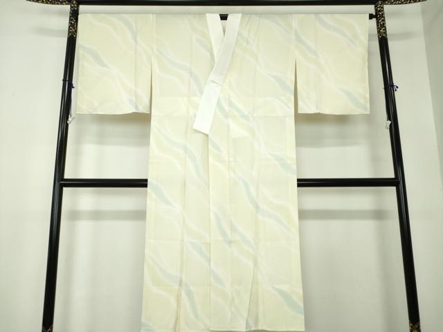 平和屋着物●上質な長襦袢　無双仕立て　霞文　暈し染め　正絹　逸品　未使用　DAAZ0710ps