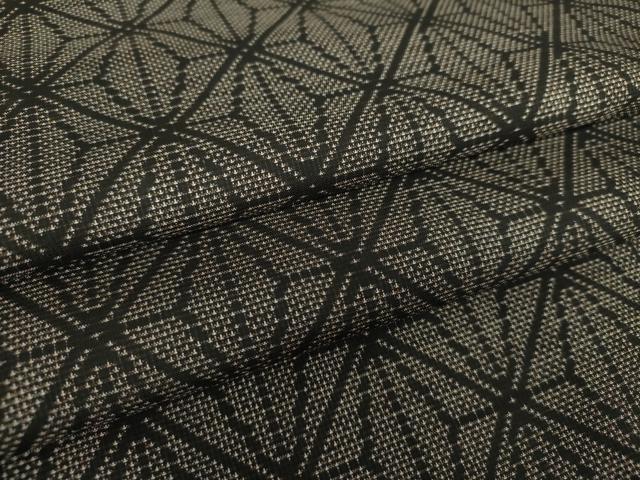 平和屋着物●本場大島紬　9マルキ　麻の葉菱文　正絹　逸品　DAAZ0713ps