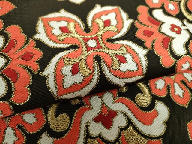 平和屋着物○西陣 川島織物 六通柄 本袋帯 正倉院花