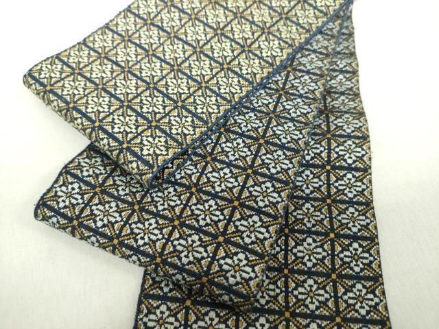 平和屋着物●男性　両面　角帯　いちご錦　正絹　逸品　DAAZ0924ps