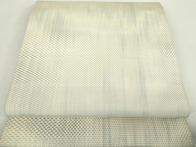平和屋着物●本場筑前博多織　八寸名古屋帯　霞文　正絹　逸品　DAAZ0953ps