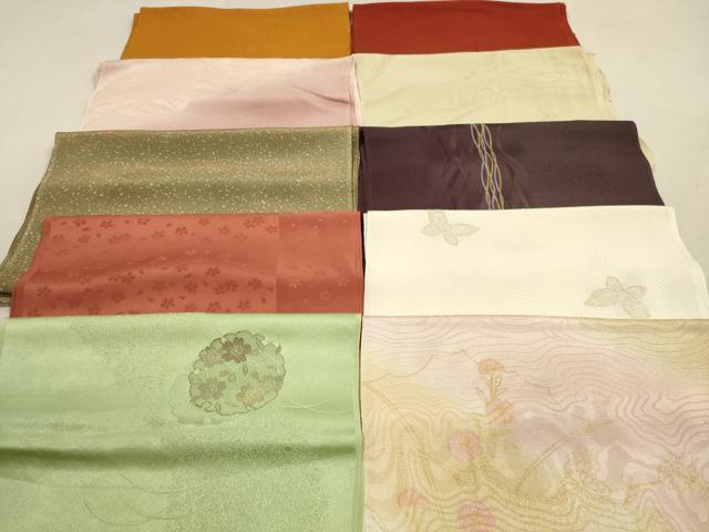 平和屋着物★和装小物　帯揚げ10枚セット　正絹　逸品　DAAZ1527xg