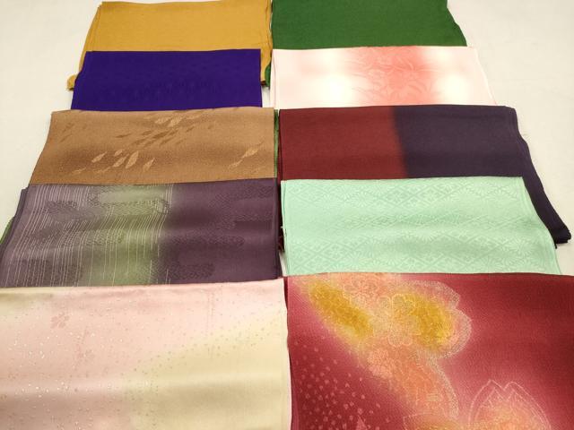 平和屋着物★和装小物　帯揚げ10枚セット　正絹　逸品　DAAZ1534xg