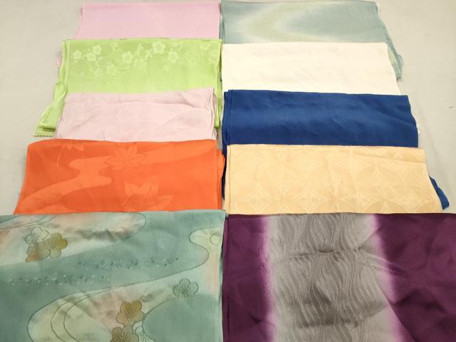 平和屋着物★和装小物　帯揚げ10枚セット　正絹　逸品　DAAZ1537xg