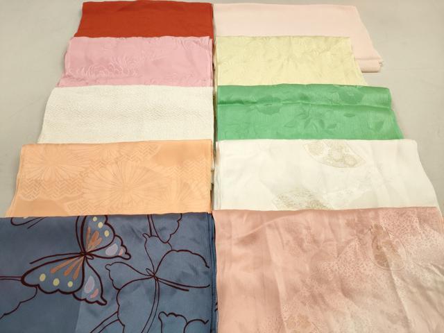 平和屋着物★和装小物　帯揚げ10枚セット　正絹　逸品　DAAZ1542xg