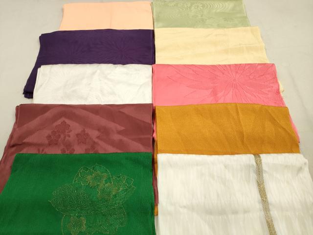 平和屋着物★和装小物　帯揚げ10枚セット　正絹　逸品　DAAZ1547xg