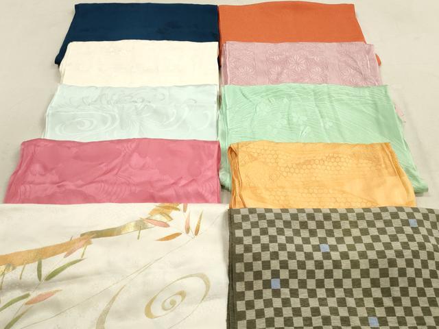 平和屋着物★和装小物　帯揚げ10枚セット　正絹　逸品　DAAZ1563xg