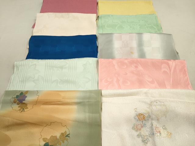 平和屋着物★和装小物　帯揚げ10枚セット　正絹　逸品　DAAZ1583xg