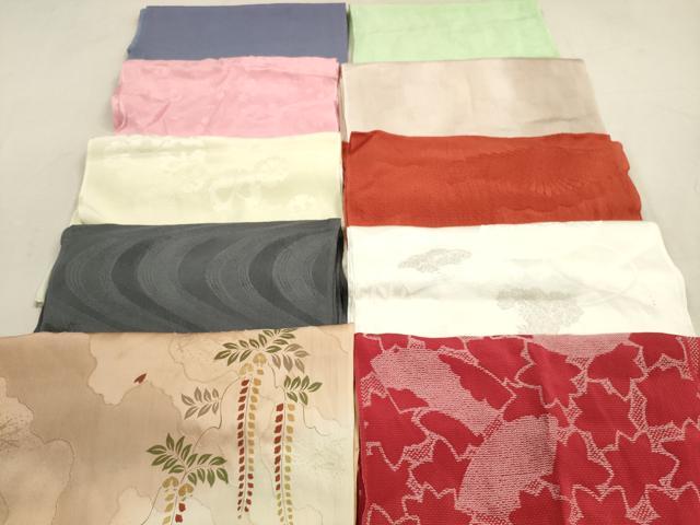 平和屋着物★和装小物　帯揚げ10枚セット　正絹　逸品　DAAZ1604xg