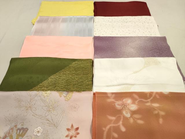 平和屋着物★和装小物　帯揚げ10枚セット　正絹　逸品　DAAZ1625xg