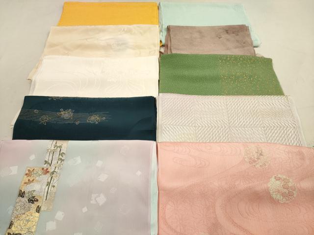 平和屋着物★和装小物　帯揚げ10枚セット　正絹　逸品　DAAZ1645xg