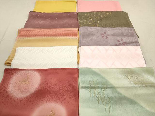 平和屋着物★和装小物　帯揚げ10枚セット　正絹　逸品　DAAZ1650xg