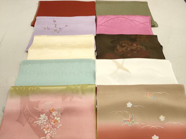 平和屋着物★和装小物　帯揚げ10枚セット　正絹　逸品　DAAZ1664xg