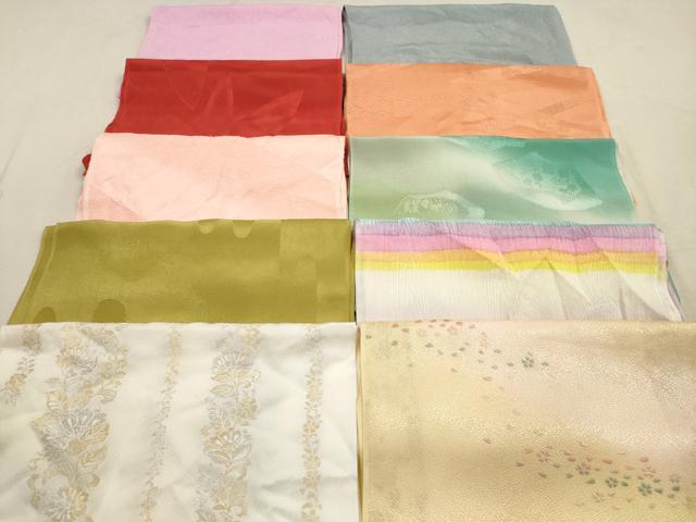 平和屋着物★和装小物　帯揚げ10枚セット　丹後ちりめん　正絹　逸品　DAAZ1700xg