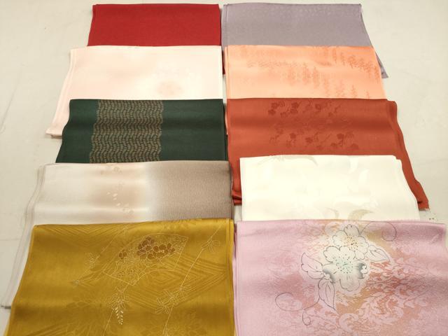 平和屋着物★和装小物　帯揚げ10枚セット　丹後ちりめん　正絹　逸品　DAAZ1715xg
