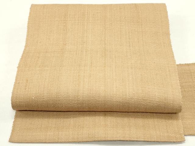 平和屋着物●八寸名古屋帯　紬地　丁字染色　正絹　逸品　DAAZ3229ob