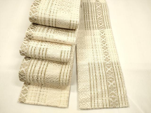 平和屋着物＊夏物　男性　博多織　角帯　献上　DAAZ4014cm