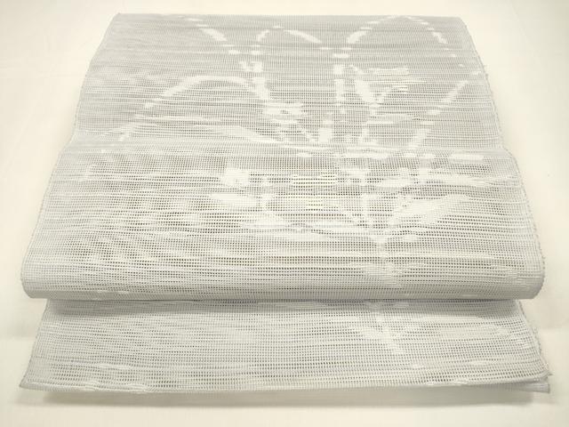 平和屋着物＊夏物　八寸名古屋帯　草花文　DAAZ4031cm