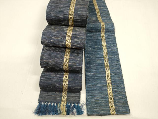 平和屋着物●男性　角帯　間道　正絹　逸品　DAAZ4154cm