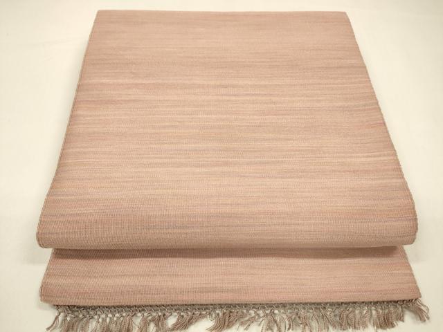 平和屋着物●爪掻き本綴れ　八寸名古屋帯　霞文　正絹　逸品　DAAZ4213cm