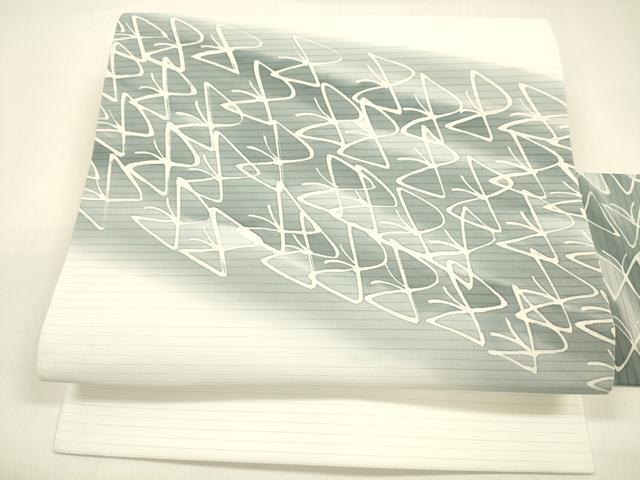 平和屋着物＊夏物　九寸名古屋帯　舞蝶文　DAAZ4250cm