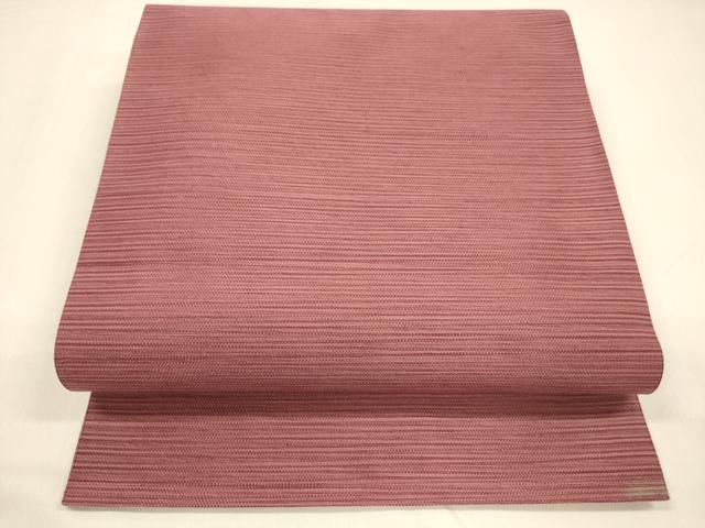 平和屋着物●西陣　川島織物　爪掻き本綴れ　八寸名古屋帯　横段文　正絹　逸品　DAAZ4441cm