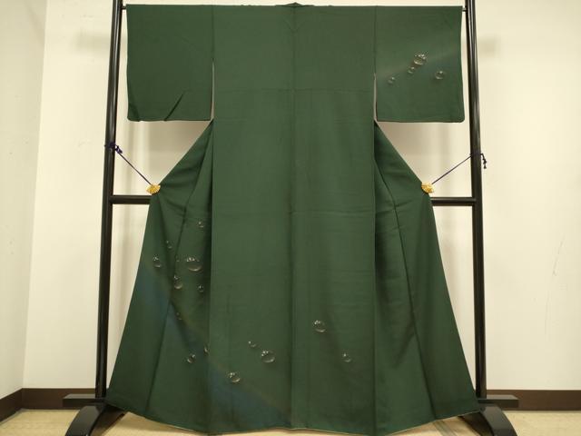 平和屋着物●訪問着　水玉　暈し染め　金彩　正絹　逸品　DAAZ5055du