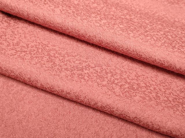 平和屋着物●上質な色無地　銀朱色　正絹　逸品　未使用　DAAZ5060du