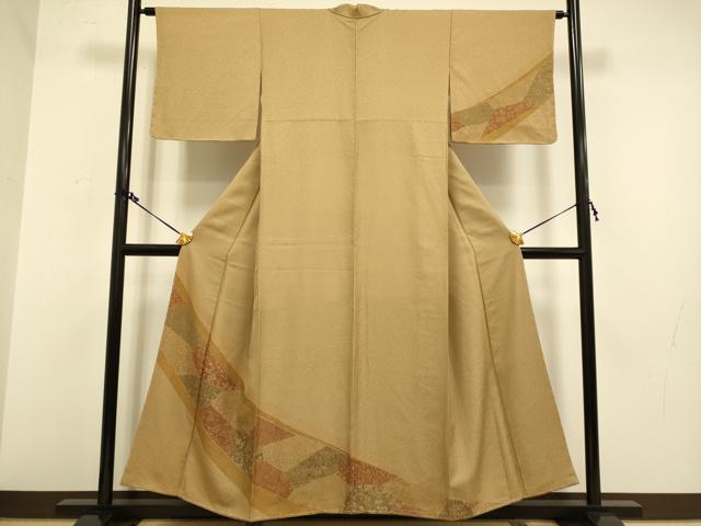 平和屋着物●訪問着　切嵌花鳥文　正絹　逸品　未使用　DAAZ5133du