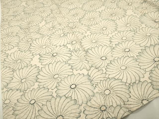 平和屋着物▽上質な小紋　単衣　花尽くし　正絹　逸品　DAAZ6364fe