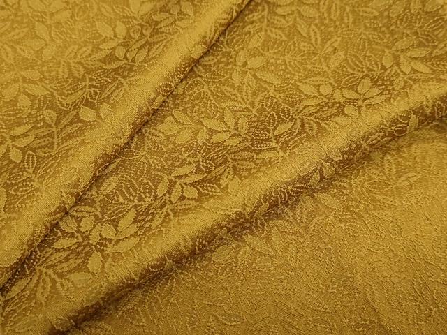 平和屋着物●上質な色無地　南天地紋　桑茶色　やまと誂製　正絹　逸品　DAAZ7156ud