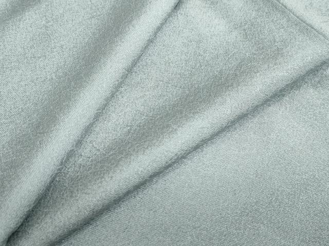 平和屋着物●上質な色無地　作家物　霞地紋　水浅葱色　正絹　逸品　DAAZ7170ud