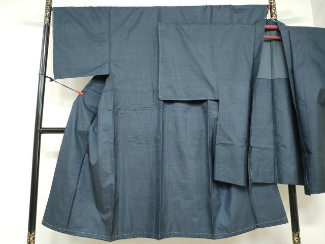 平和屋着物●男性　本場大島紬　アンサンブル　長羽織　100亀甲　総詰め　正絹　逸品　未使用　DAAZ7222ud