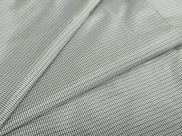 平和屋着物●上質な紬　変わり格子文　正絹　逸品　未使用　DAAZ7231ud