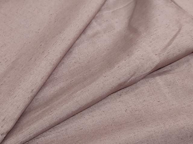 平和屋着物●結城紬　鳩羽鼠色　正絹　逸品　DAAZ7317ud