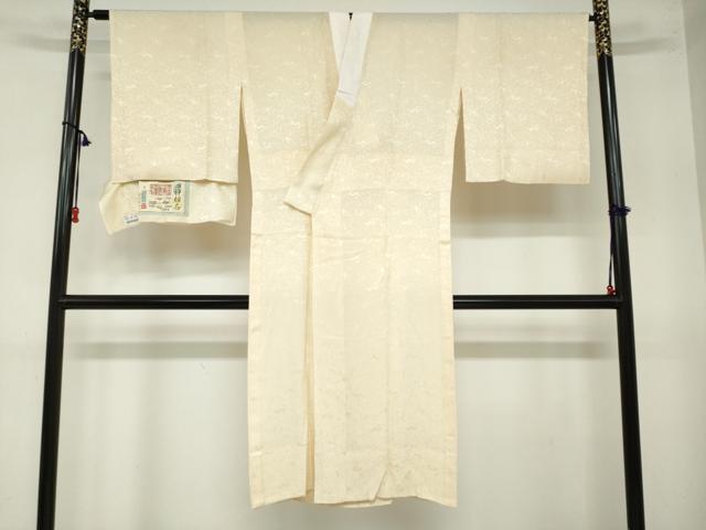 平和屋着物●長襦袢　無双仕立て　四神相応　蜂蜜色　反端付き　正絹　逸品　DAAZ7326ud