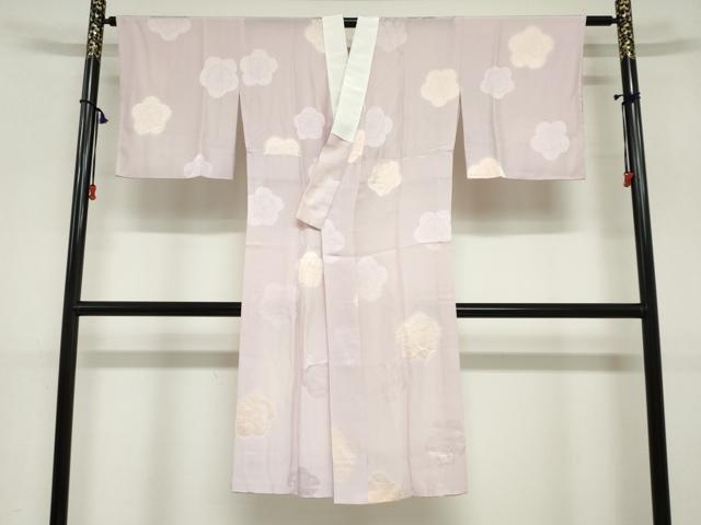 平和屋着物●長襦袢　無双仕立て　絞り　舞梅文　正絹　逸品　DAAZ7482ud