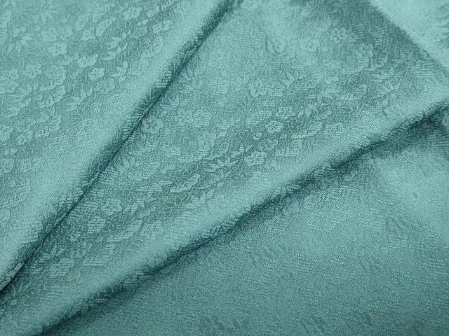 平和屋着物●上質な色無地　草花地紋　虫襖色　正絹　逸品　未使用　DAAZ7519ud