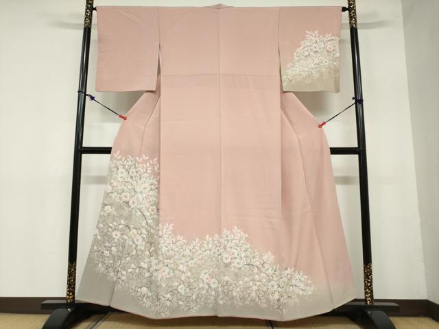 平和屋着物●訪問着　絞り　辻が花　暈し染め　やまと誂製　正絹　逸品　DAAZ7596ud