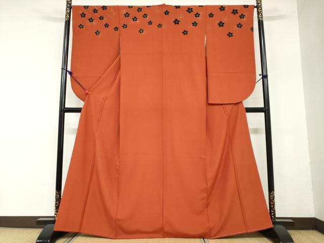 平和屋着物●小振袖　二尺袖　舞桜文　金彩　洗える着物　DAAZ7661ud