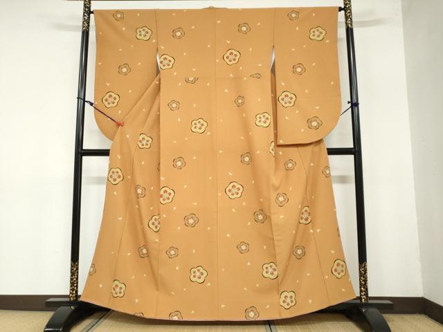 平和屋着物●世界的ファッションデザイナー　山本寛斎　kansaiブランド　小振袖　二尺袖　舞花文　金彩　洗える着物　DAAZ7666ud