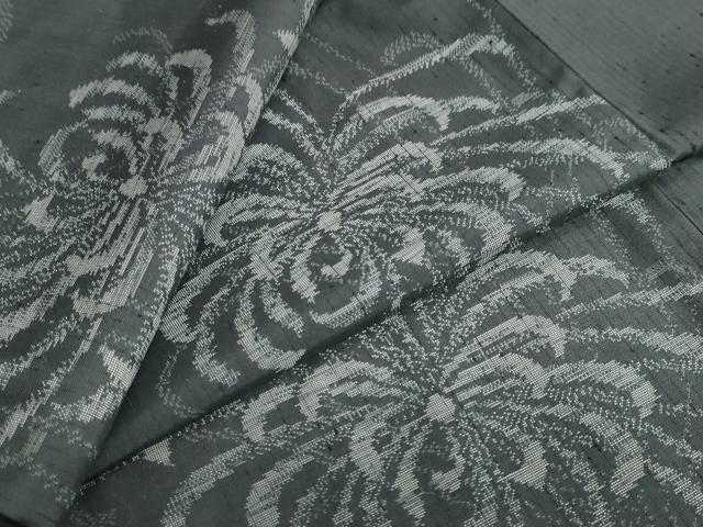 平和屋着物●上質な紬　乱菊　さが美扱い　正絹　逸品　DAAZ7734ud